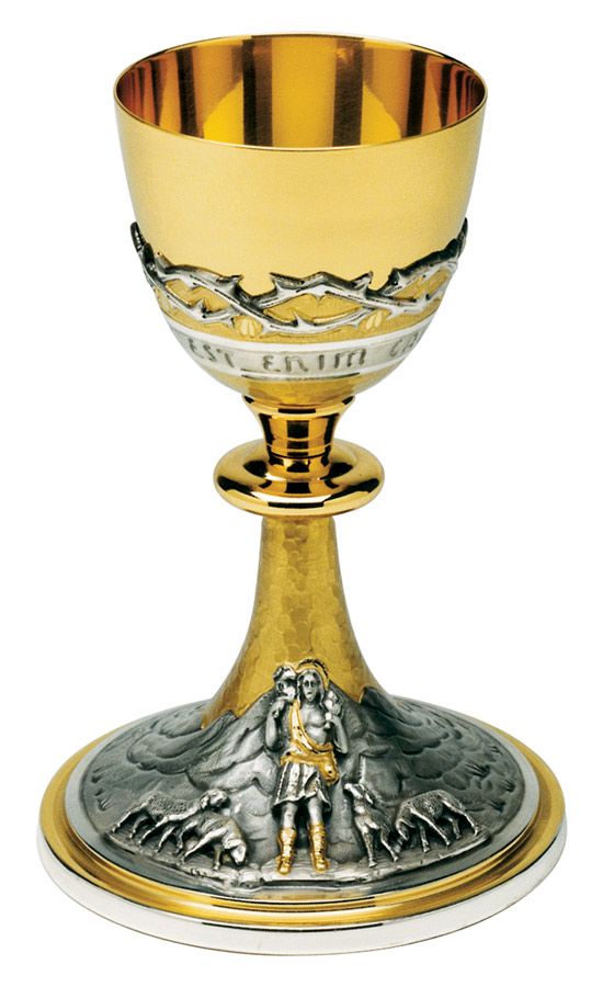 Calice sacré avec le Bon Pasteur et Couronne d'épines. | Chalices ...
